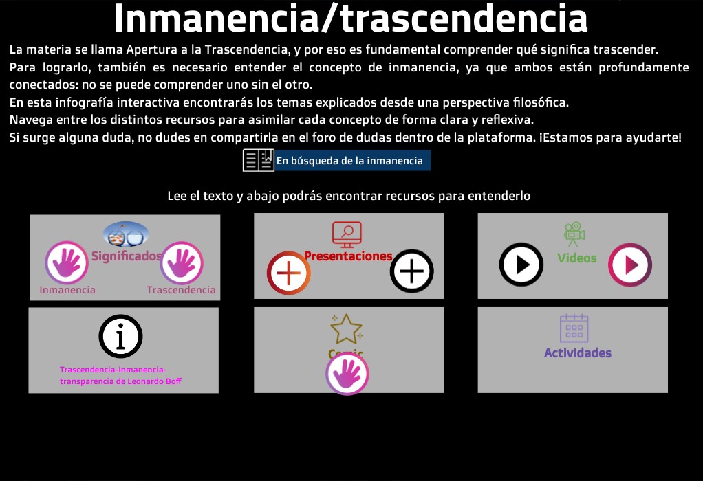 Inmanencia/trascendencia | Genially