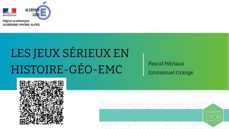 Les jeux sérieux en HGEMC