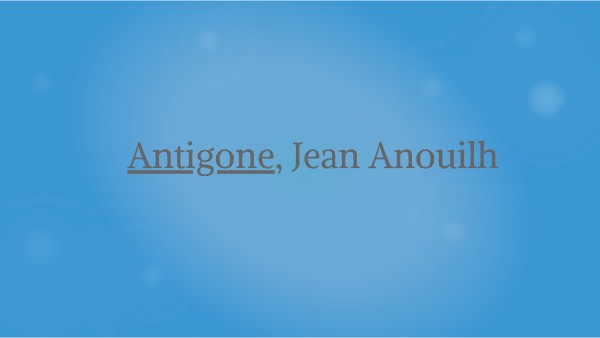 3 Antigone | Genially