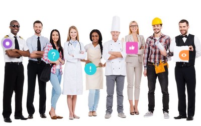 unit 5 lesson 2, 3 - places of work, duties at work | Genially