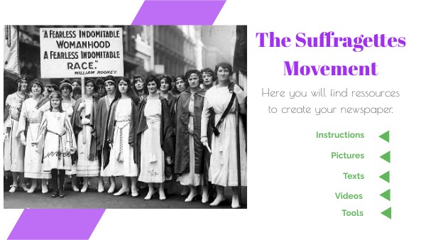The Sufragettes Movement