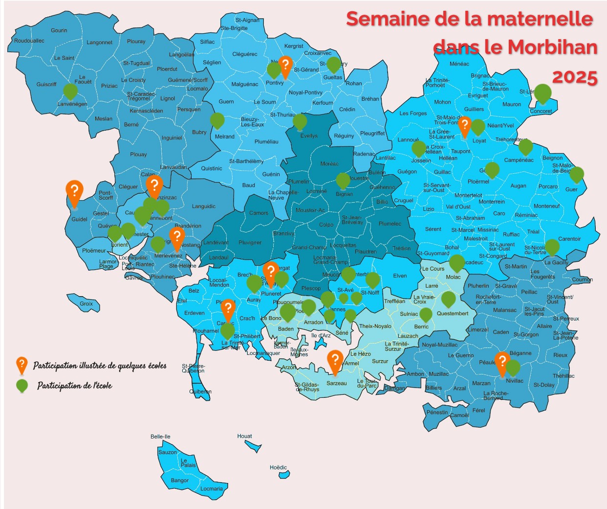 Carte interactive 2025 | Genially