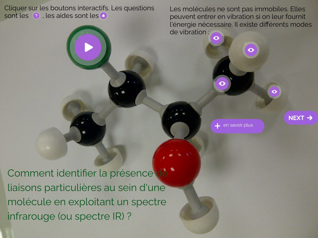 Découverte de la spectro IR | Genially