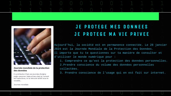 Mes données et moi | Genially