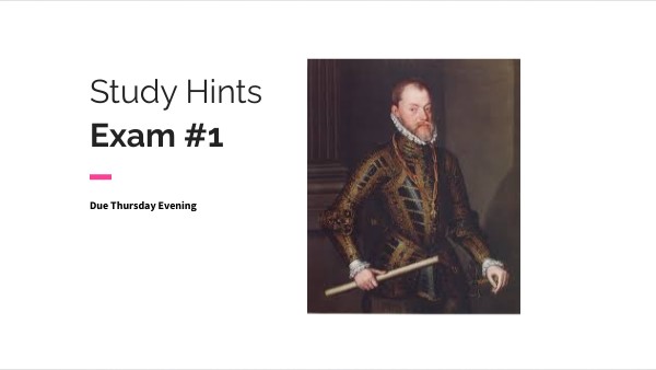 Exam #1Hints 2320 | Genially