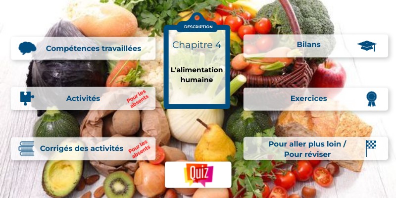 Chap 4 : L'alimentation humaine | Genially