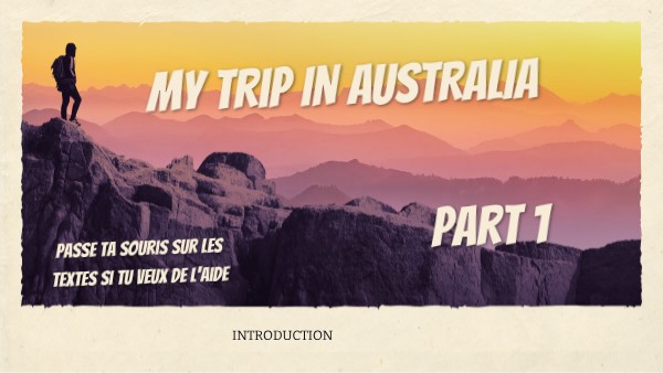 Australia 4è- Part 1 | Genially