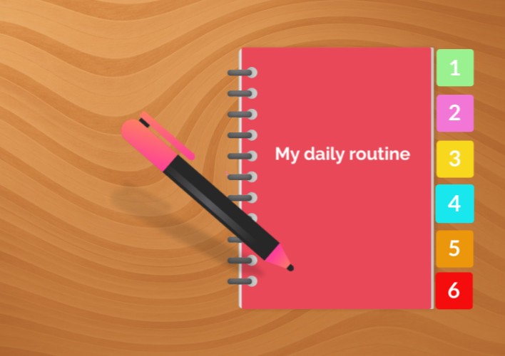 My daily routine | Genially