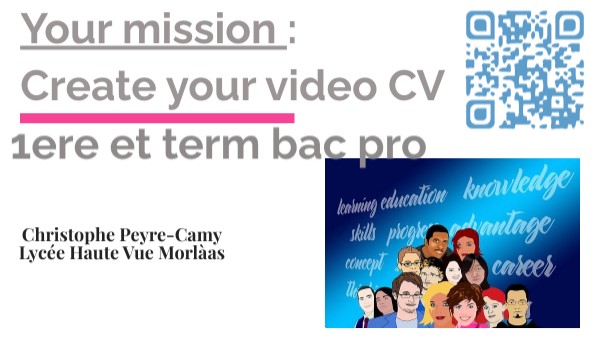 Create your video CV | Genially