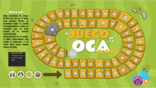 La Oca de infantil | Genially