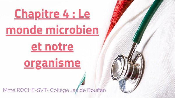 Chapitre 2 Le monde microbien et notre organisme | Genially