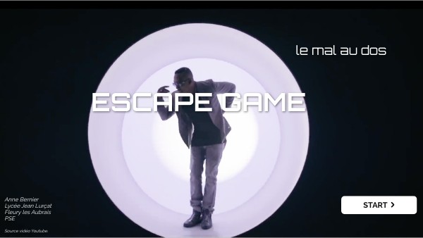 Escape game Mal au dos | Genially