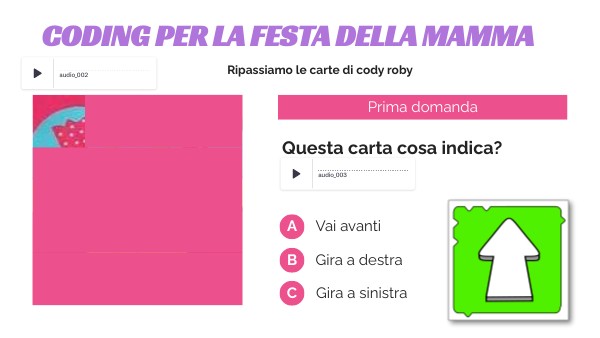 Coding per la festa della mamma | Genially