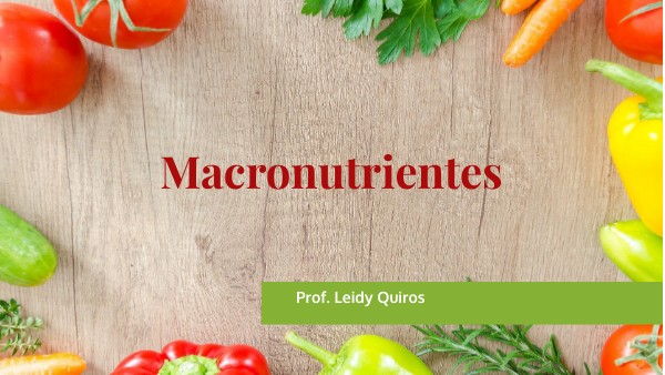 Macronutrientes