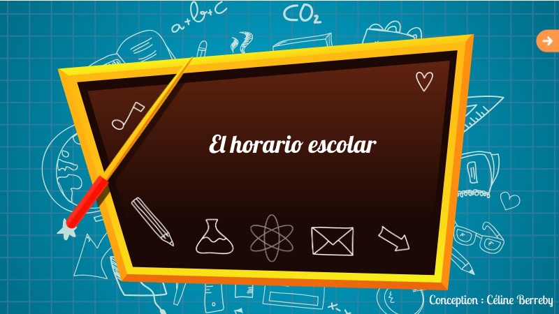 El Horario Escolar (verbes à diphtongue) | Genially