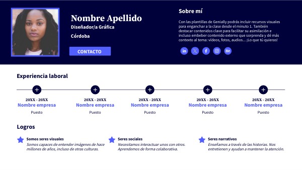 CV GENIAL | Genially