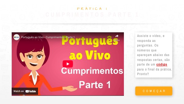 PRÁTICA 1 (CUMPRIMENTOS) | Genially