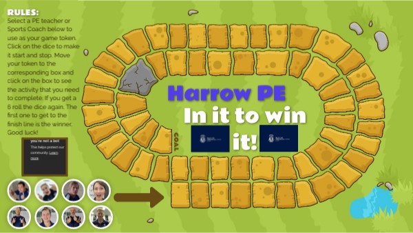 Lower School PE Board Game | Genially