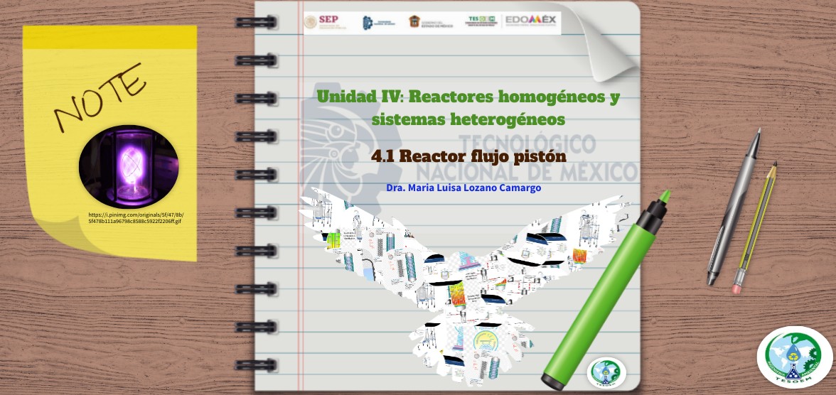 Unidad IV: Reactores flujo pistón y mezcla completa | Genially