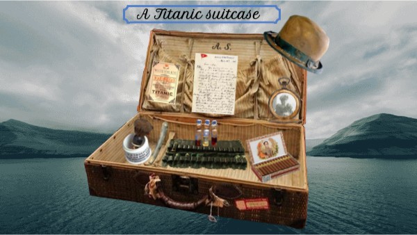 A Titanic suitcase | Genially