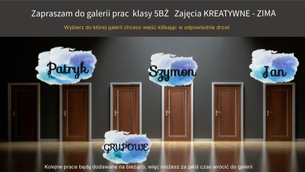 Zajęcia kreatywne-ZIMA | Genially