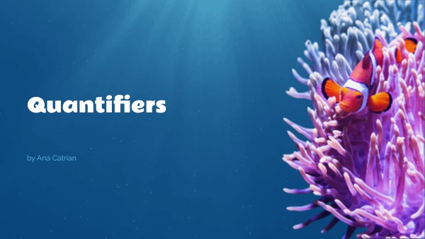 Quantifiers | Genially