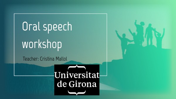 oral workshop Sesion1 | Genially