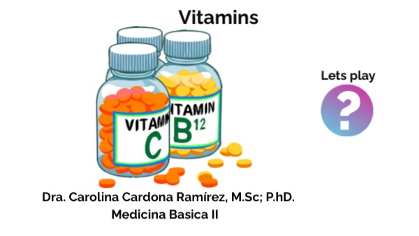 Vitaminas Tema 2 | Genially