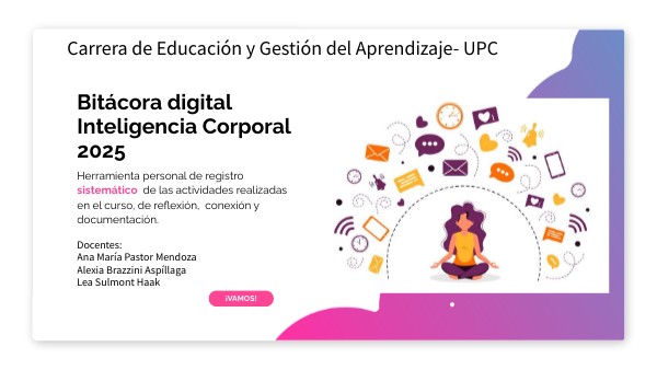 Bitácora de inteligencia personal 2020 | Genially