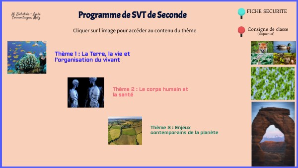 SVT Seconde | Genially