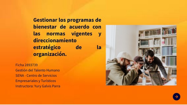 Programas de Bienestar | Genially