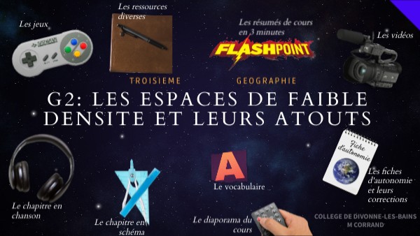 3e G2 les espaces de faible densité | Genially