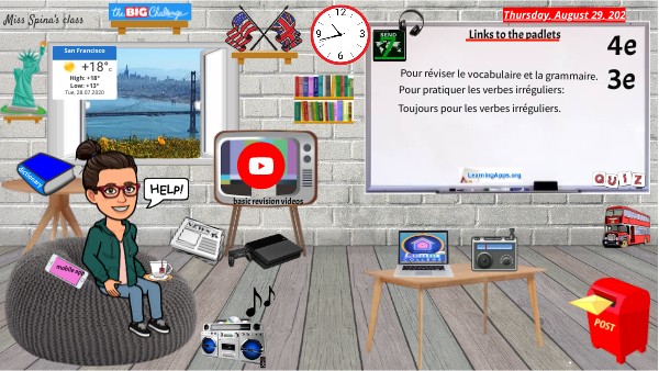 Ma classe virtuelle LSP 4/3 | Genially