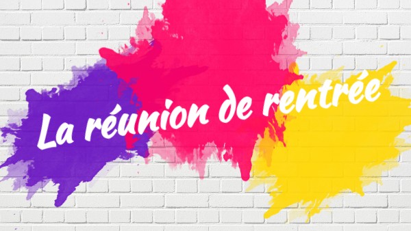 Réunion de rentrée 2025 | Genially