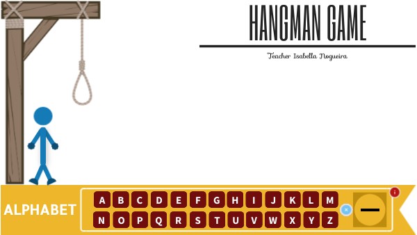 Hangman game | Genially