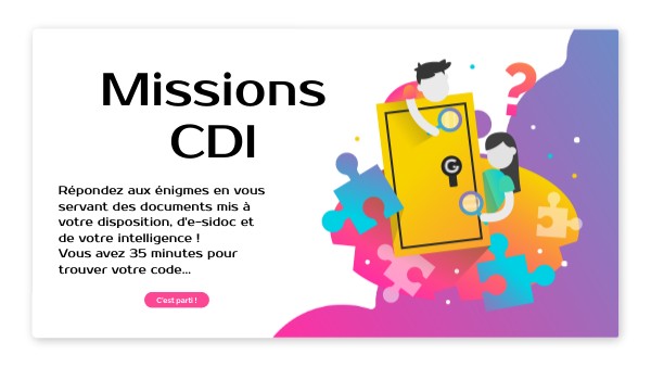 Missions CDI 2nde - Ingénieux