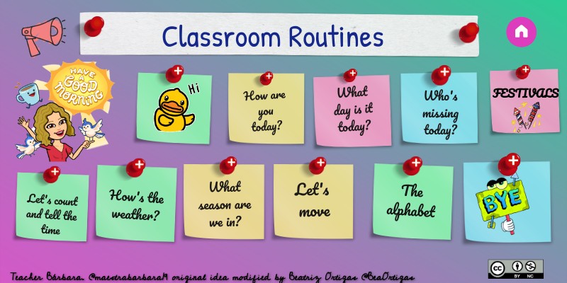 Classroom routines teacher Bea