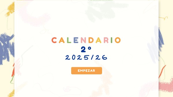 Calendario 2º | Genially