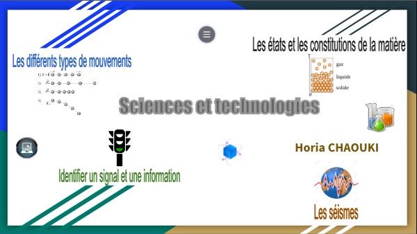 Fichier Sciences et technologie - séquences Horia CHAOUKI | Genially