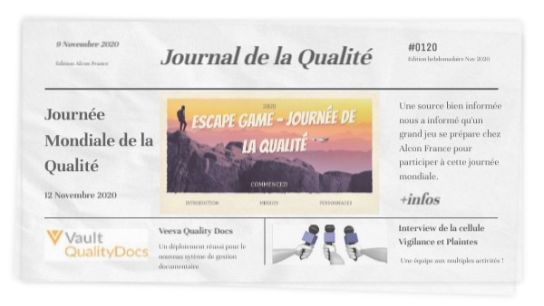 teasing journée de la qualité | Genially