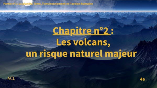Chapitre n°2: Les volcans, un risque naturel majeur | Genially