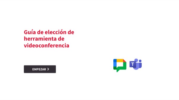 Selección de herramientas de videoconferencia | Genially