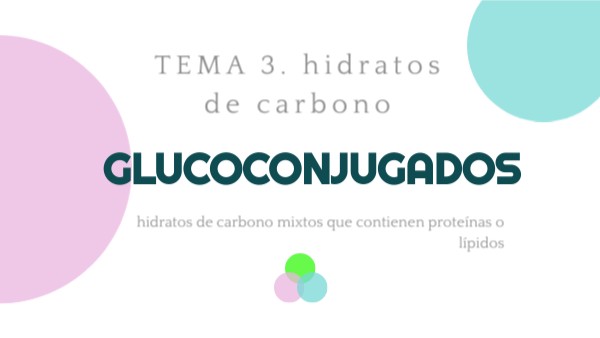 TEMA 3 HDC. GLUCOCONJUGADOS | Genially