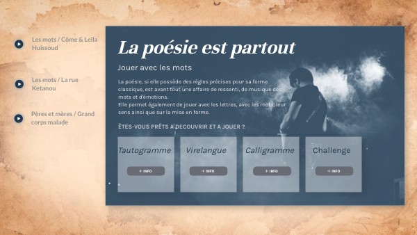 Poésie et jeux de mots (Animation CM)