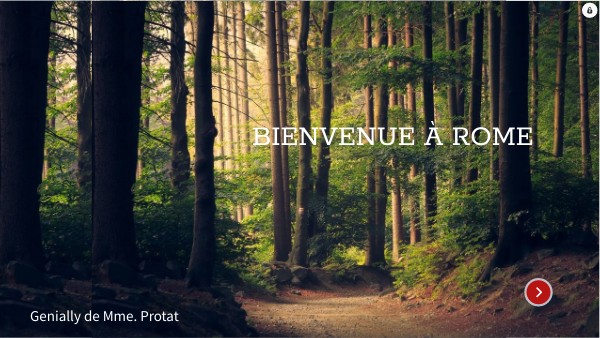 Bienvenue à Rome - latin 4e-3e | Genially