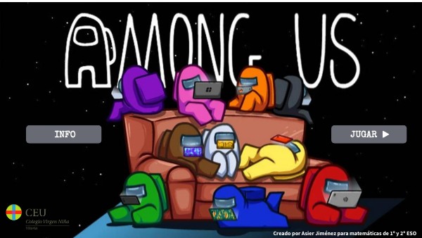 Among Us Matemáticas | Genially