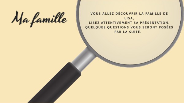 Ma famille A1.1 FLE | Genially