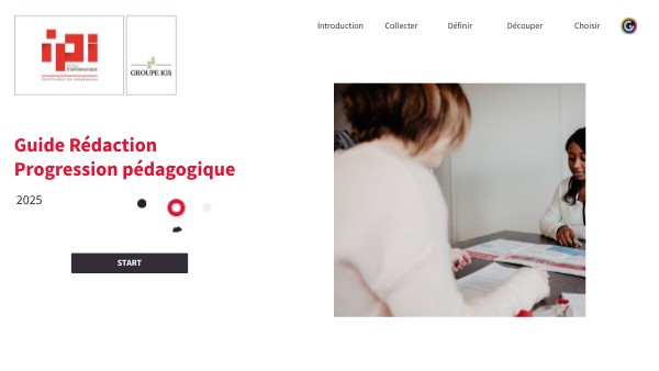 Guide progression pédagogique | Genially