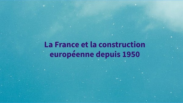 Construction UE | Genially