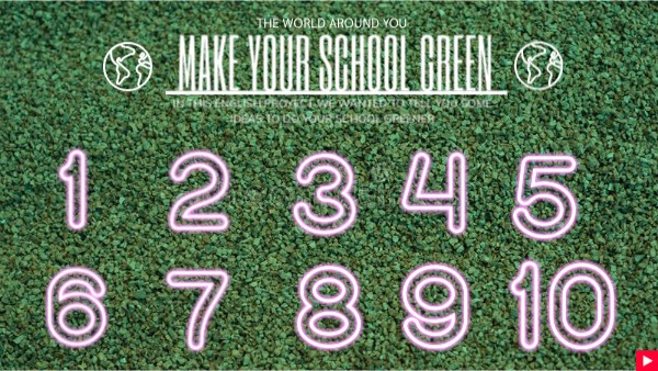 Make your school green | Genially